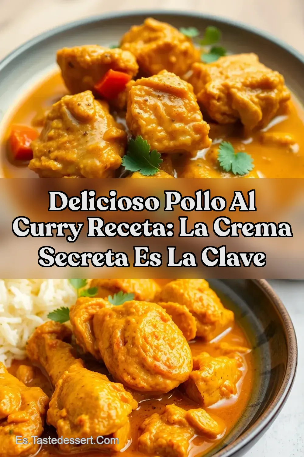 Pollo al Curry Cremoso: Un Toque Español ¡Que te Encantará!